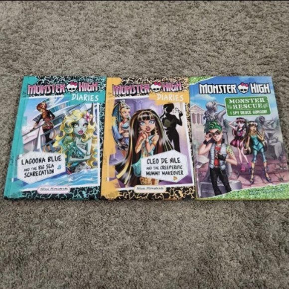 Other | Monster High Book Lot | Poshmark